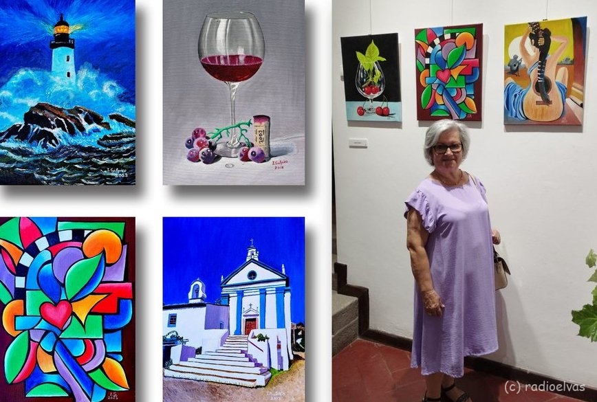 Exposição de pintura de Isabel Dias inaugurada no Centro Polivalente de ...